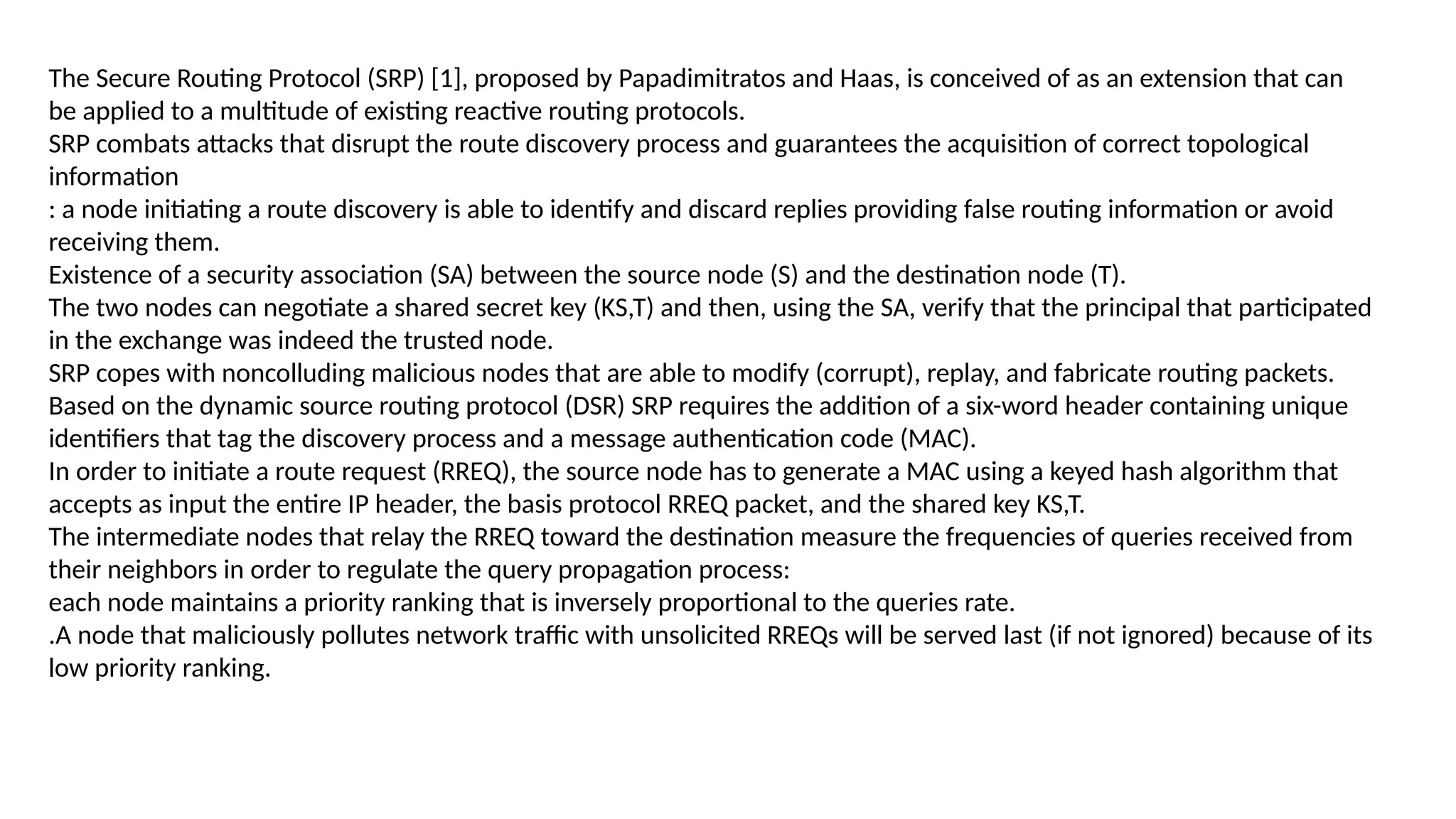 Secure Routing Protoccol Network Security Pptx