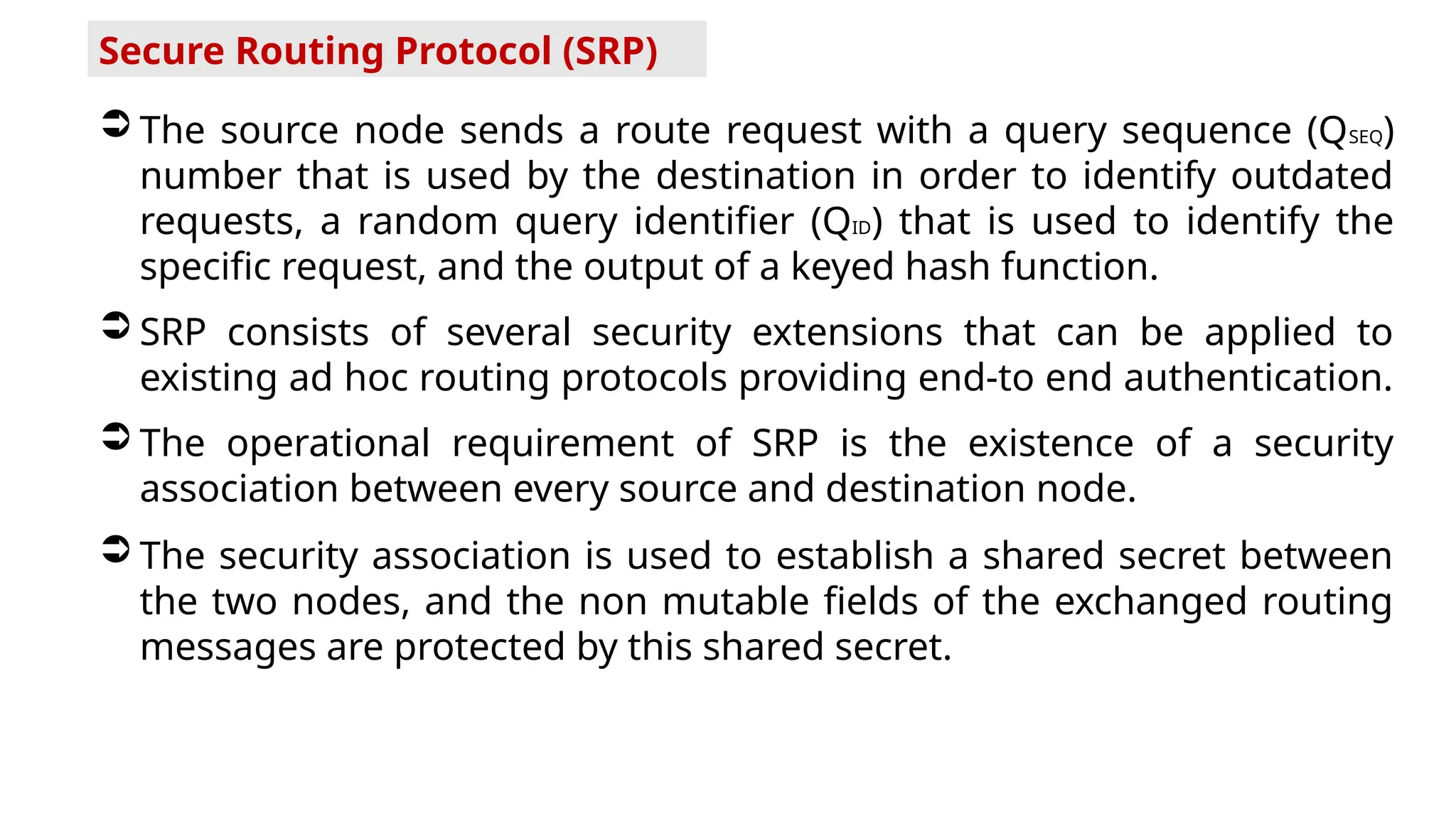 Secure Routing Protoccol Network Security Pptx