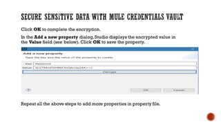 Secure Sensitive Data With Mule Credentials Vault | PDF