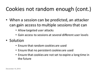 Secure Session Management | PDF