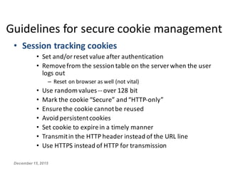 Secure Session Management | PDF