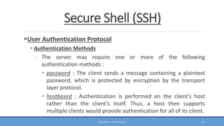 Secure Shell(ssh) | PPTX
