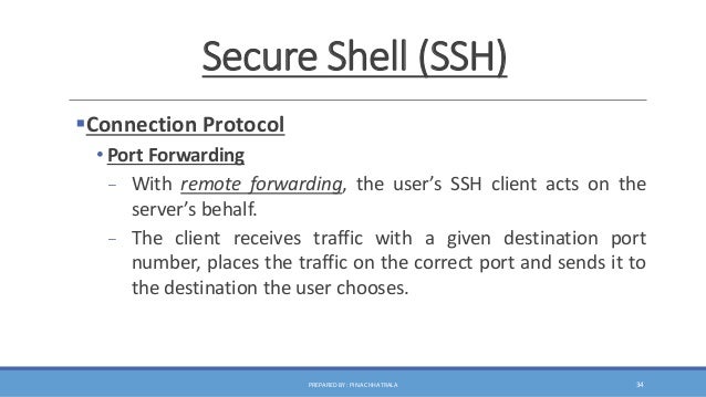 Secure Shell(ssh)