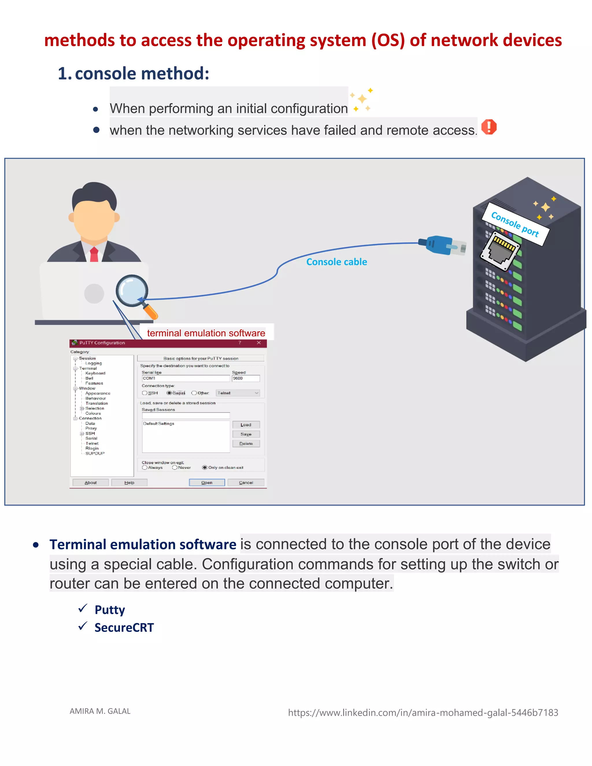 Secure shell(ssh) AND telnet AND CONSOLE | PDF