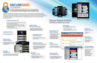 Secure sms - healthcare 2012[4] | PDF