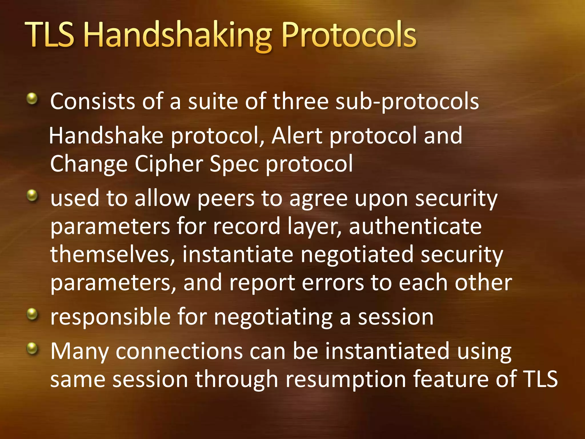 Secure Socket Layer Ppt