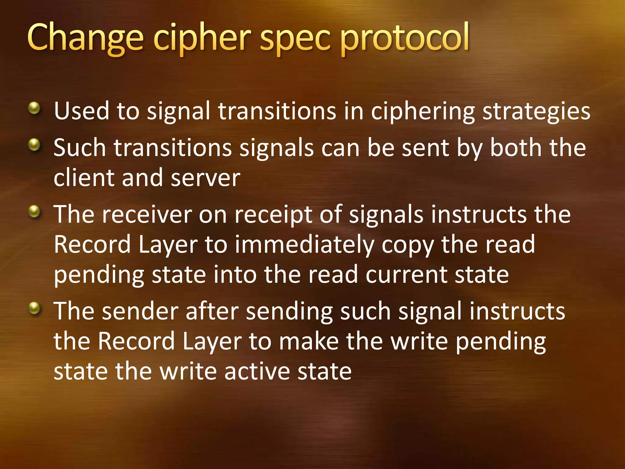 Secure Socket Layer Ppt
