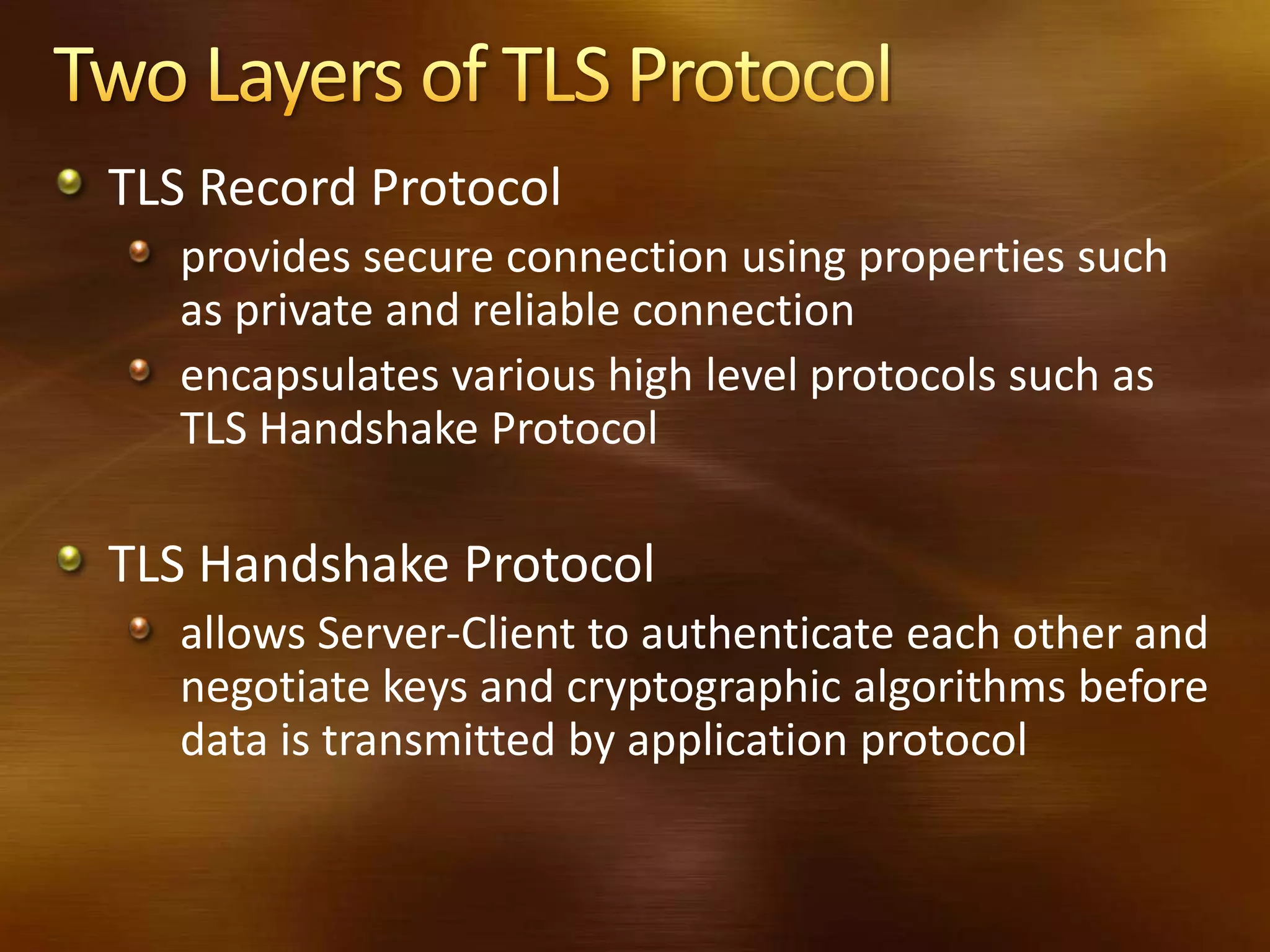 Secure Socket Layer Ppt