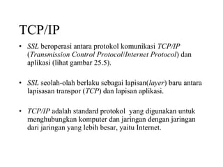 Secure socket layer (ssl) | PPT