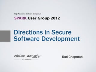 Secure software chapman | PPT