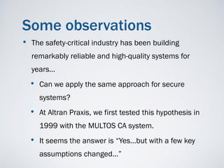 Secure software chapman | PPT