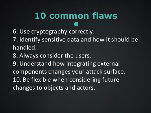 Secure Software Design
