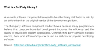 Secure Software Development with 3rd Party Dependencies | PDF ...