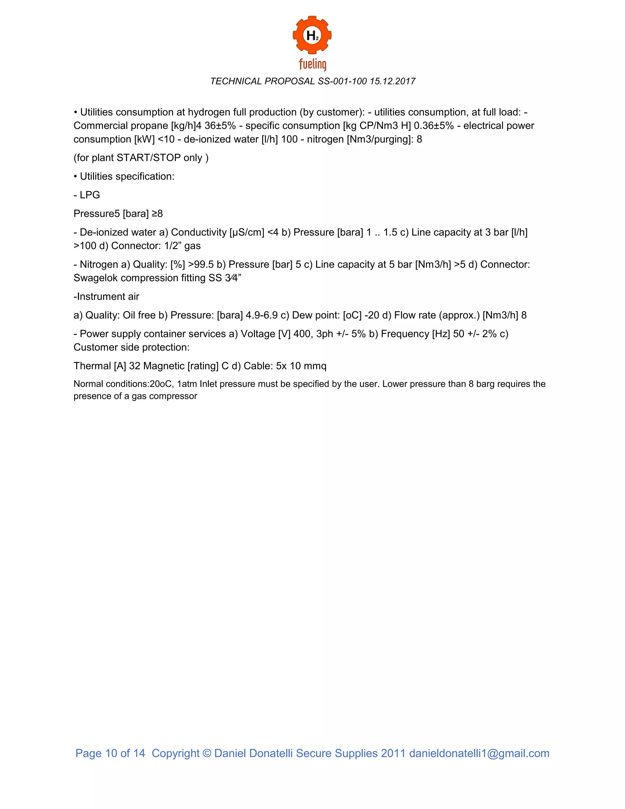 Lpg Biogas Biomass Reformer Hydrogen Fuel cell power gas | PDF ...