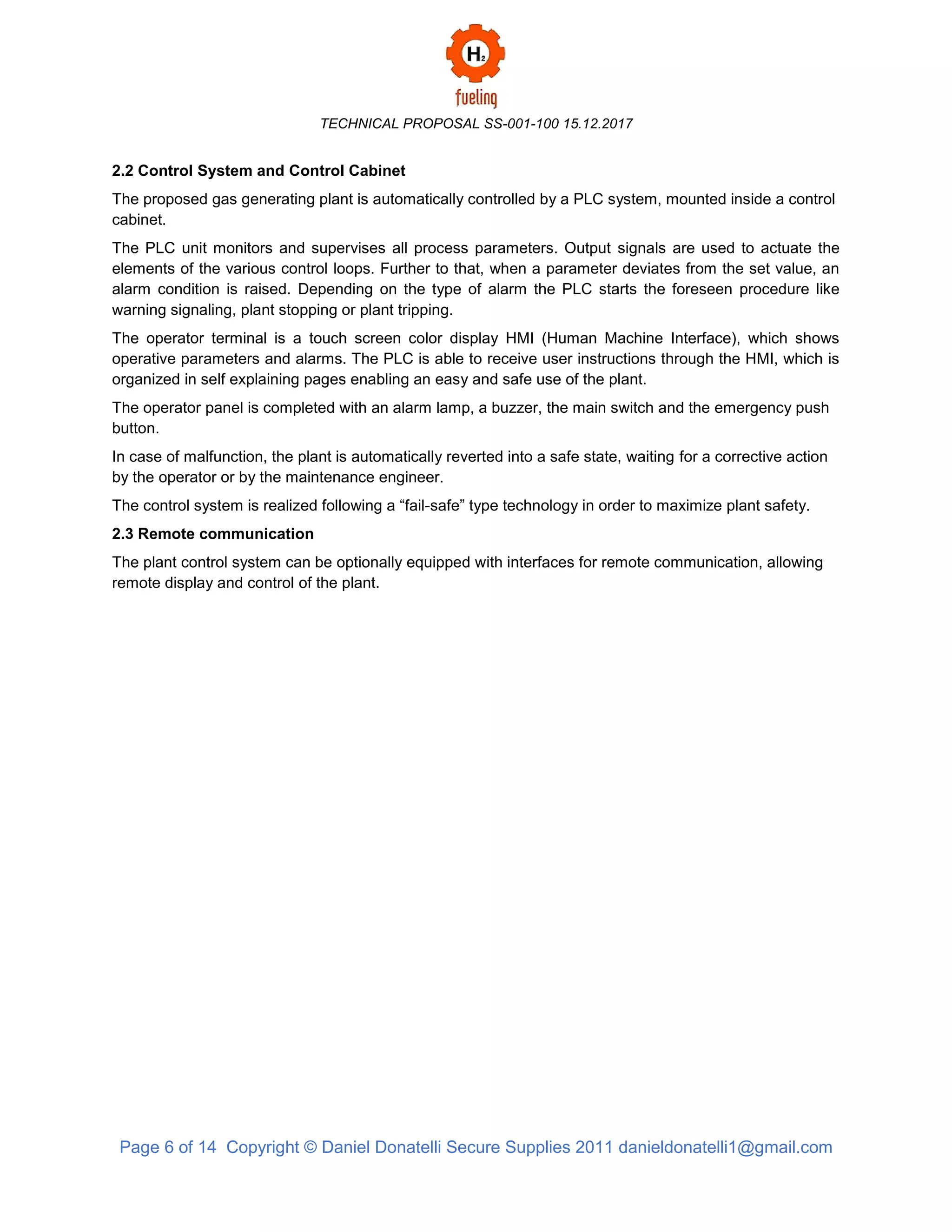 Lpg Biogas Biomass Reformer Hydrogen Fuel cell power gas | PDF ...