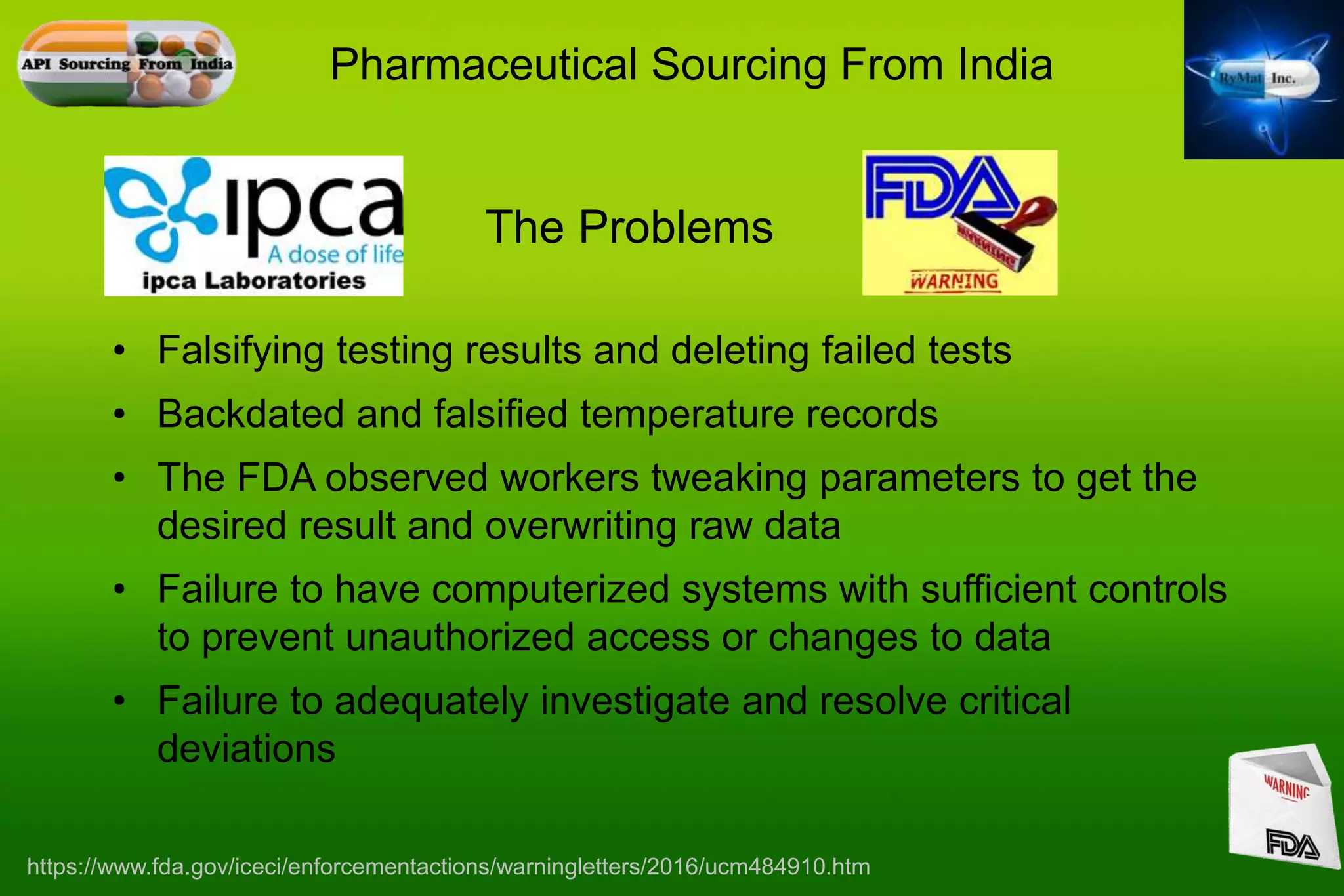 Security Of The Pharmaceutical Supply Chain - Part 4b: The ...