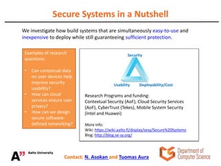 Secure Systems | PPT