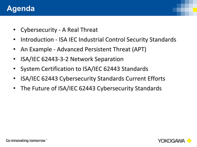 Secure Systems Security and ISA99- IEC62443 | PDF