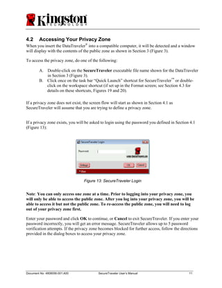 Secure traveler user's manual | PDF