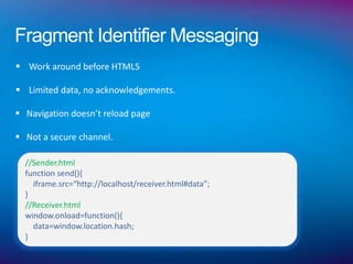 Secure web messaging in HTML5 | PPT