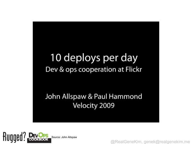 SecureWorld Kim - Infosec at Ludicrous Speeds - Rugged DevOps 6a | PPT