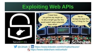SecureWV: Exploiting Web APIs | PPT