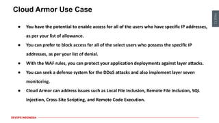 Secure your Application with Google cloud armor | PDF