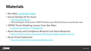 IglooConf 2019 Secure your Azure applications like a pro | PPT