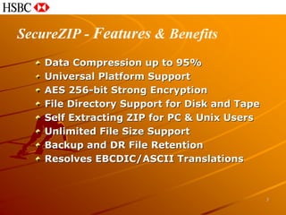 SecureZIP @ HSBC | PPT