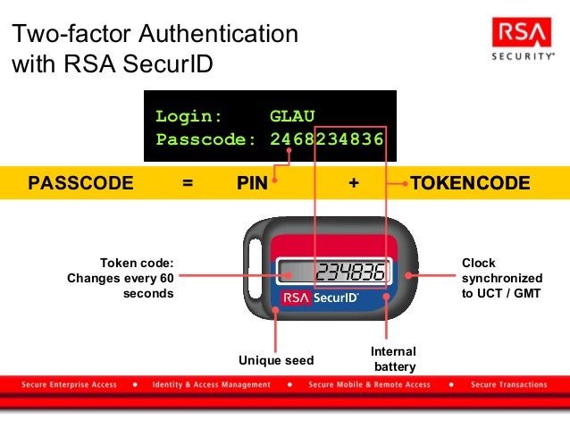 RSA Secur id for windows