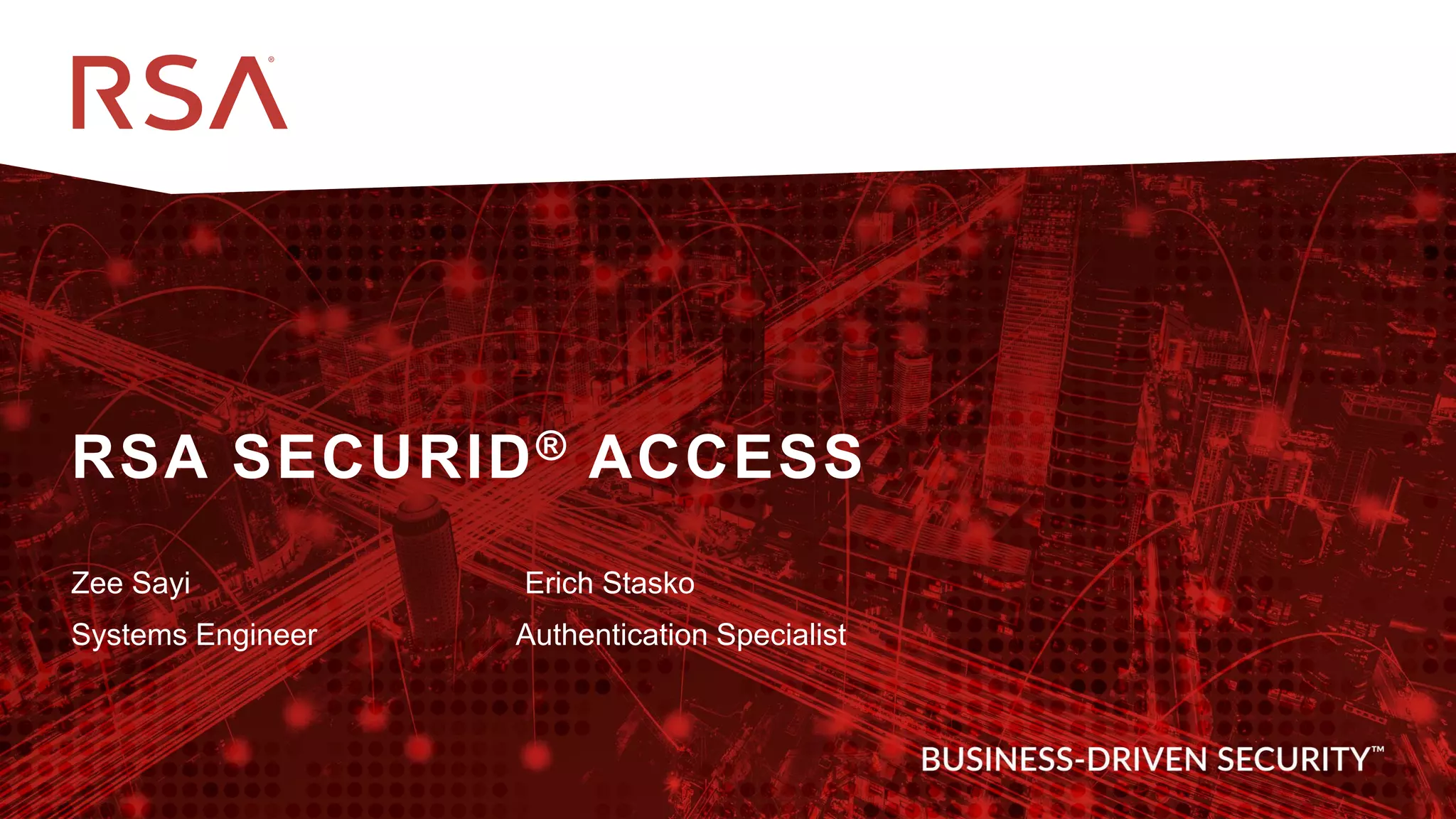 RSA SecurID Access | PPT