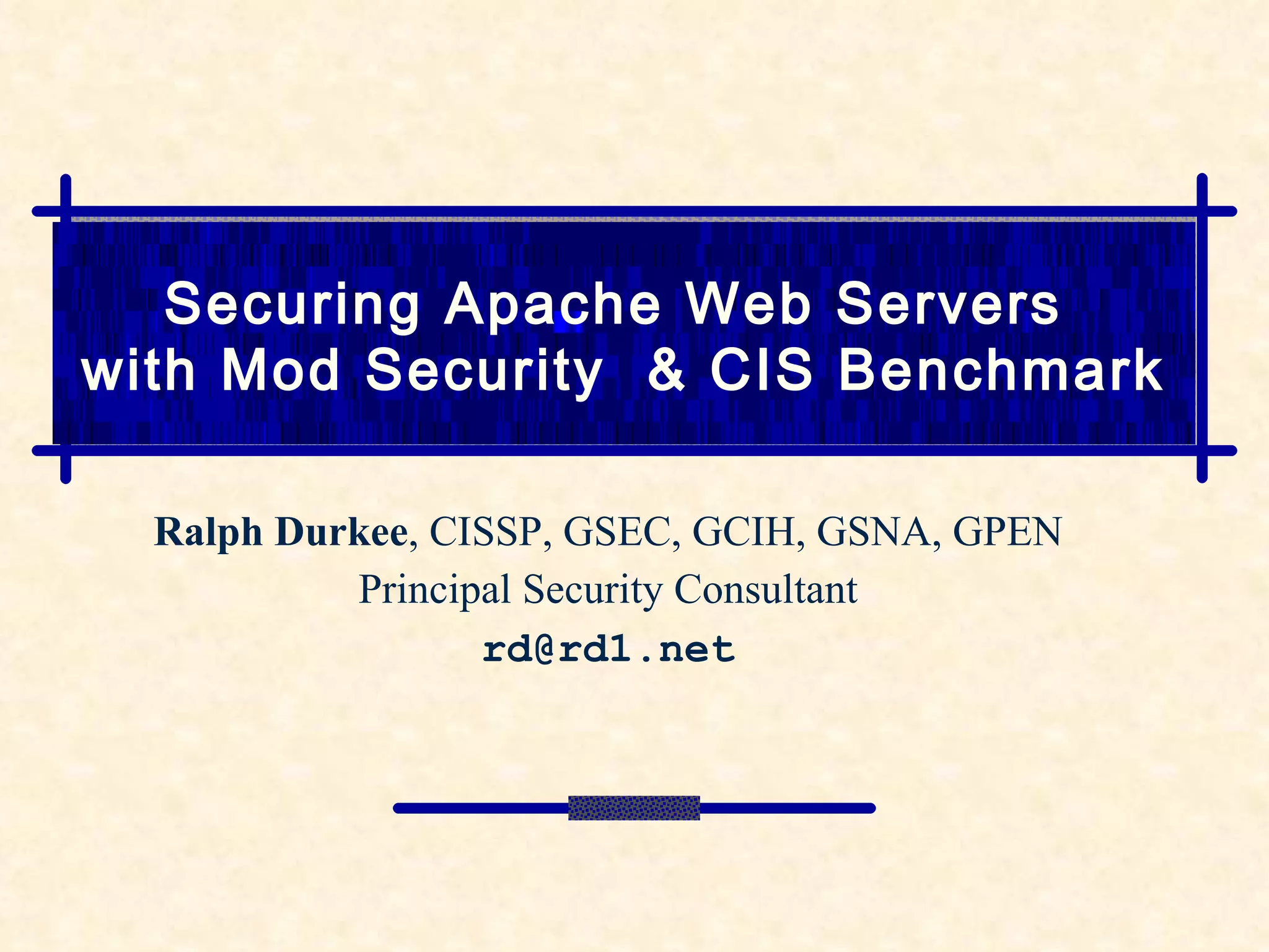 Securing Apache Web Servers | PPT