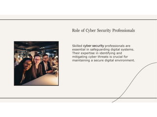 Tolulope Michael — Securing Our Digital Future: The Vital Role of Cyber Security | PPT