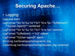 Securing the Apache web server | PDF