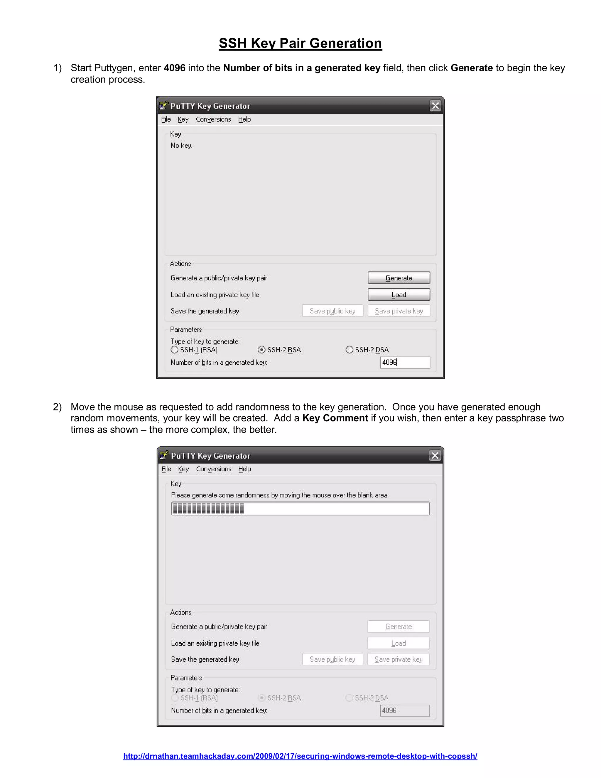 Securing Windows Remote Desktop With Copssh | PDF