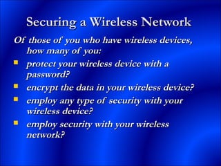 Securing wireless network | PPT