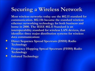 Securing wireless network | PPT