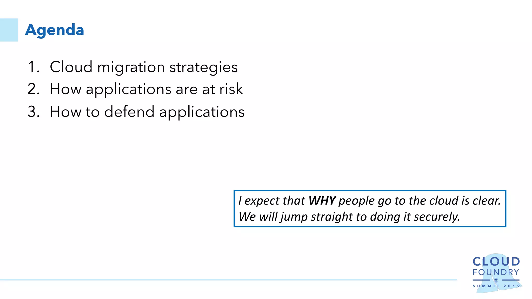 Securing a Cloud Migration | PPT