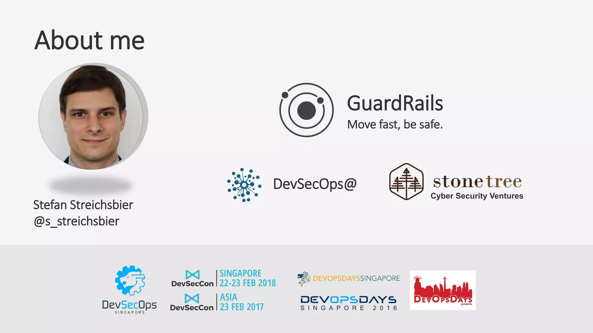 Securing a great DX - DevSecOps Days Singapore 2018 | PPT | Free Download