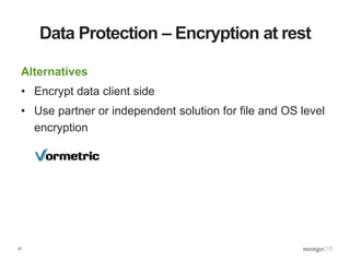 Securing Your MongoDB Deployment | PPTX