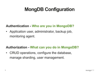Securing Your MongoDB Deployment | PPTX