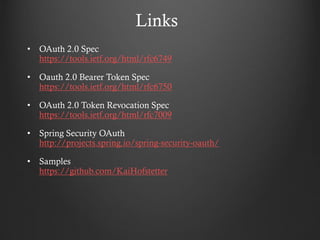 Securing APIs with OAuth 2.0 | PDF