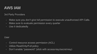 Securing Your AWS Cloud Infrastructure by Neil Hermosilla | PPT