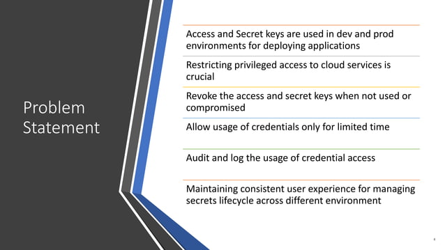 Securing AWS Accounts with Hashi Vault | PPT Securing AWS Accounts with Hashi Vault | PPT