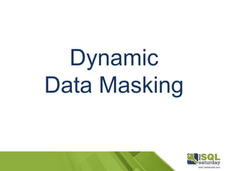 Securing SQL Azure DB? How? | PPT