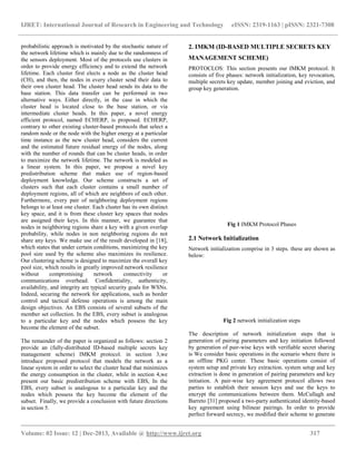 Securing cluster based adhoc network through balanced clustering with distribution authorities ...