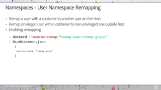 Securing containers | PPT