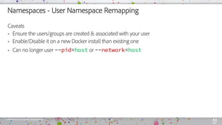 Securing containers | PPT