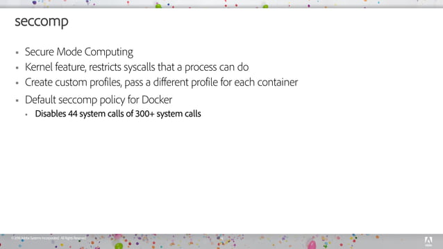 Securing containers | PPT