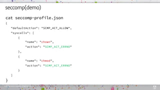 Securing containers | PPT